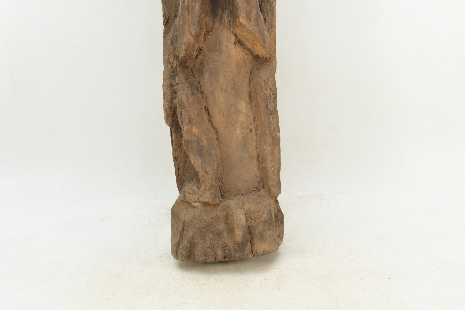 Tibetan Antique Handmade Putali Sculture Traditional Vintage Wooden ...