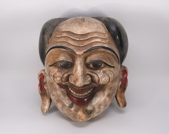 Tibetan Wood Mask | Etsy