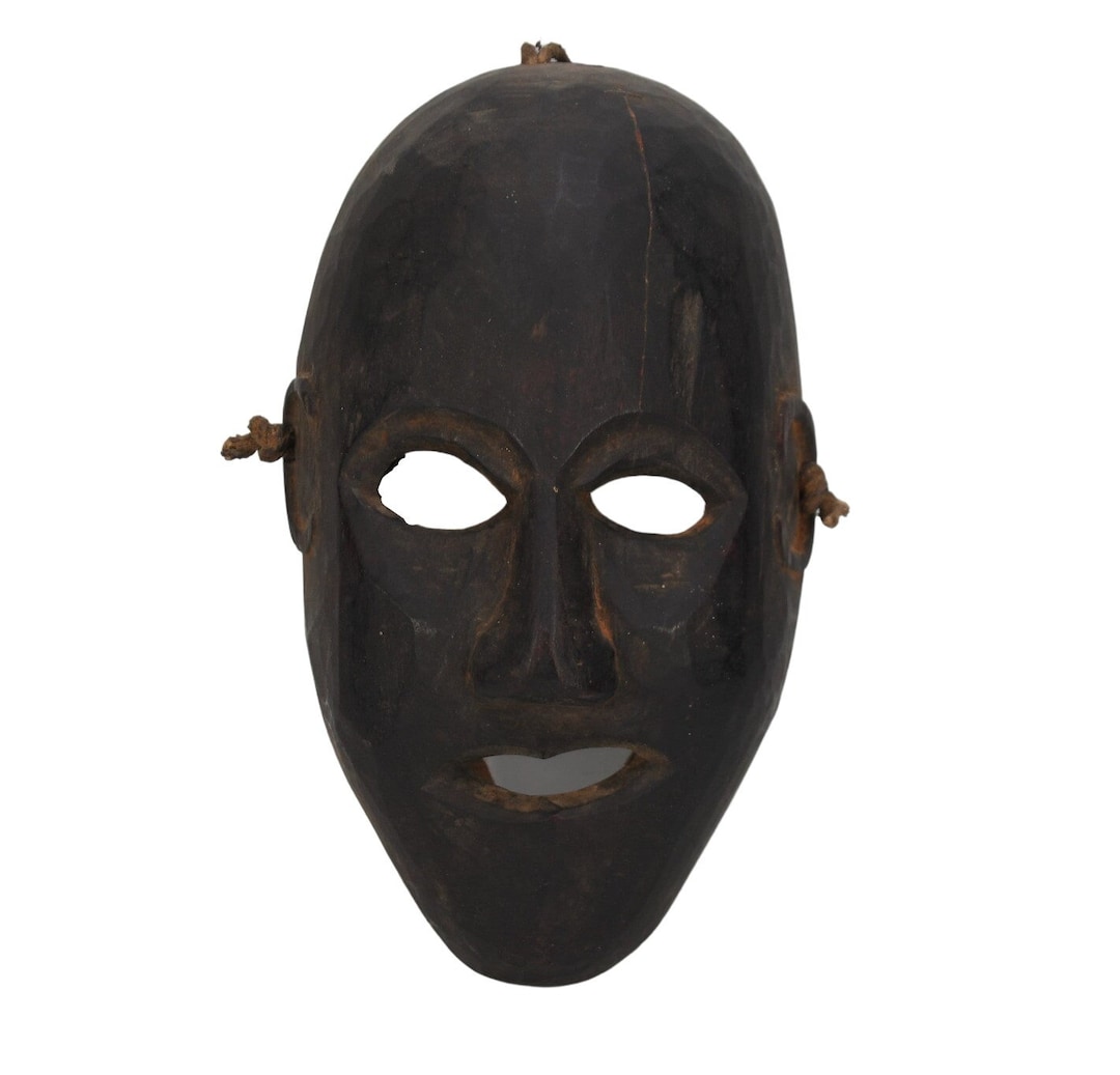 Antique Nepal Shaman Mask Cultural Jhakri Mask Wood Tantric Tharu ...