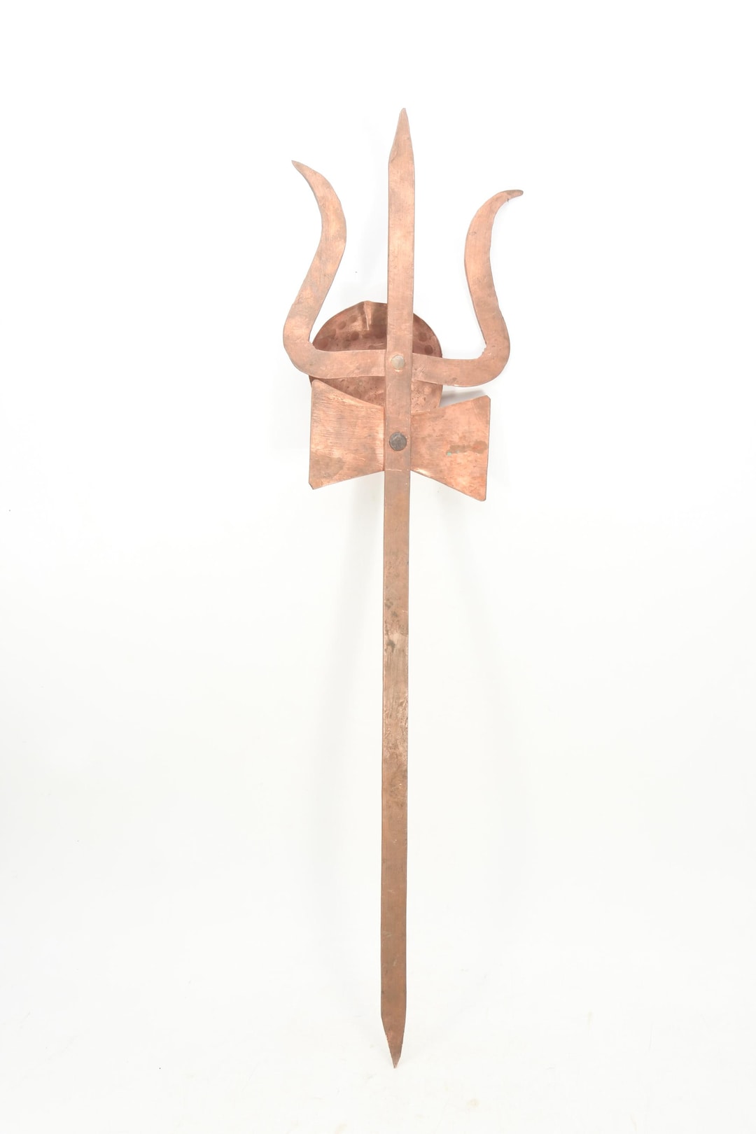 Handcrafted Copper Trishul | Lord Shiva Weapon | Antique Hindu ...