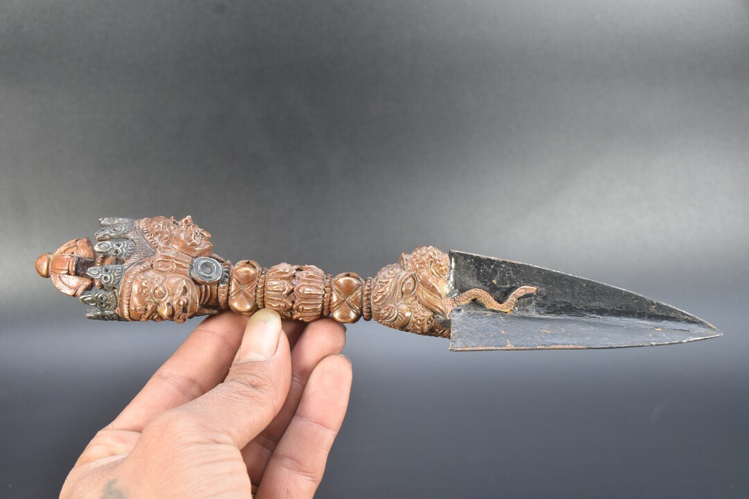 3 Mahakala Face Vajrayana Buddhism Thunderbolt Tibetan Buddhism Phurba ...