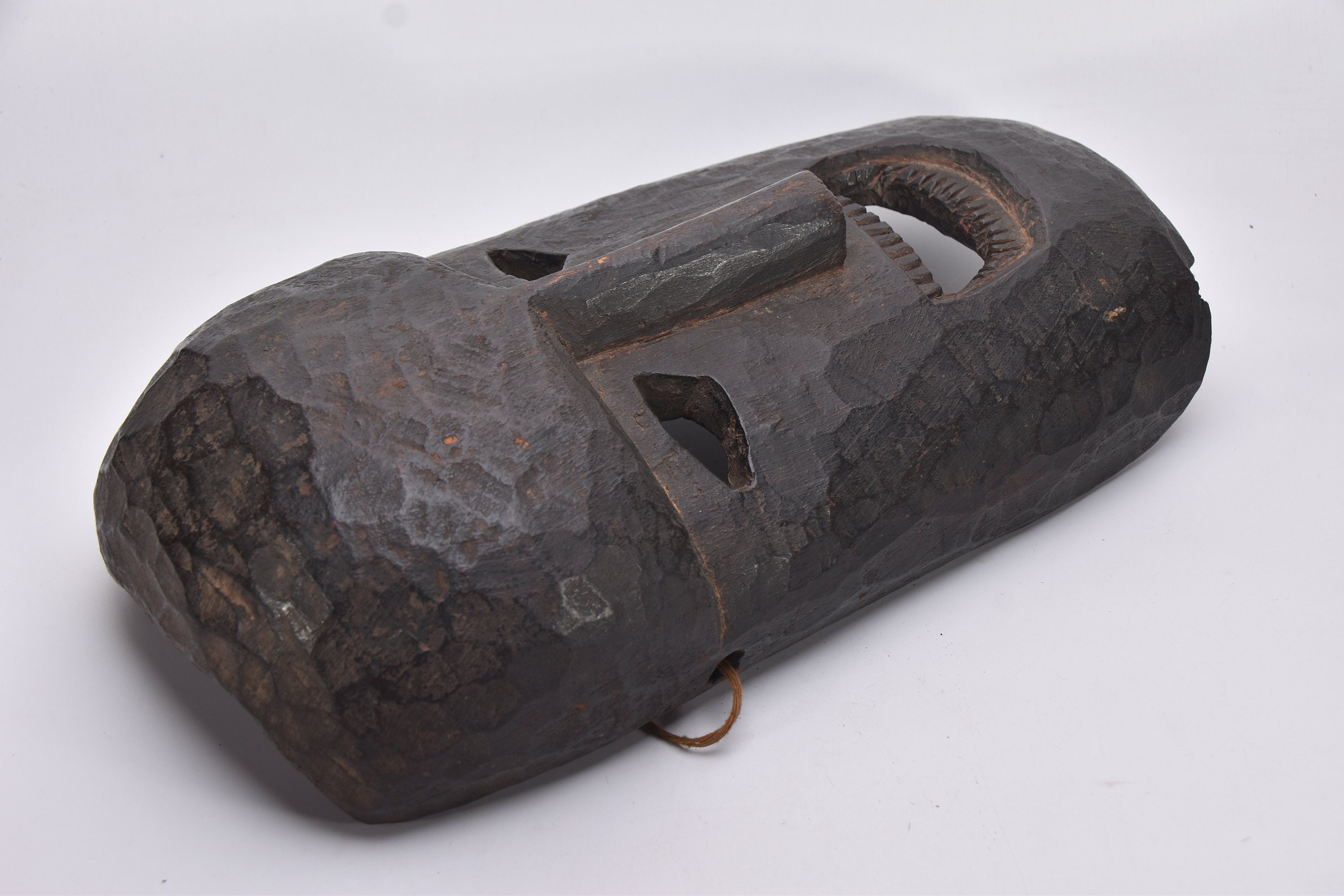 Elongated Wood Ceremonial Mask Antique Shaman Mask Nineteenth - Etsy