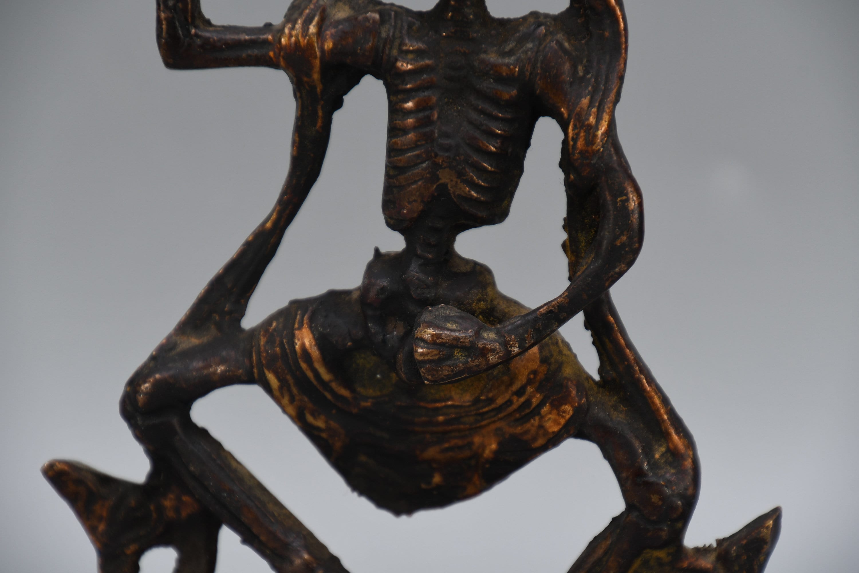 Standing Dancing Chitipati Statue Hand Carved Vintage Tibetan - Etsy