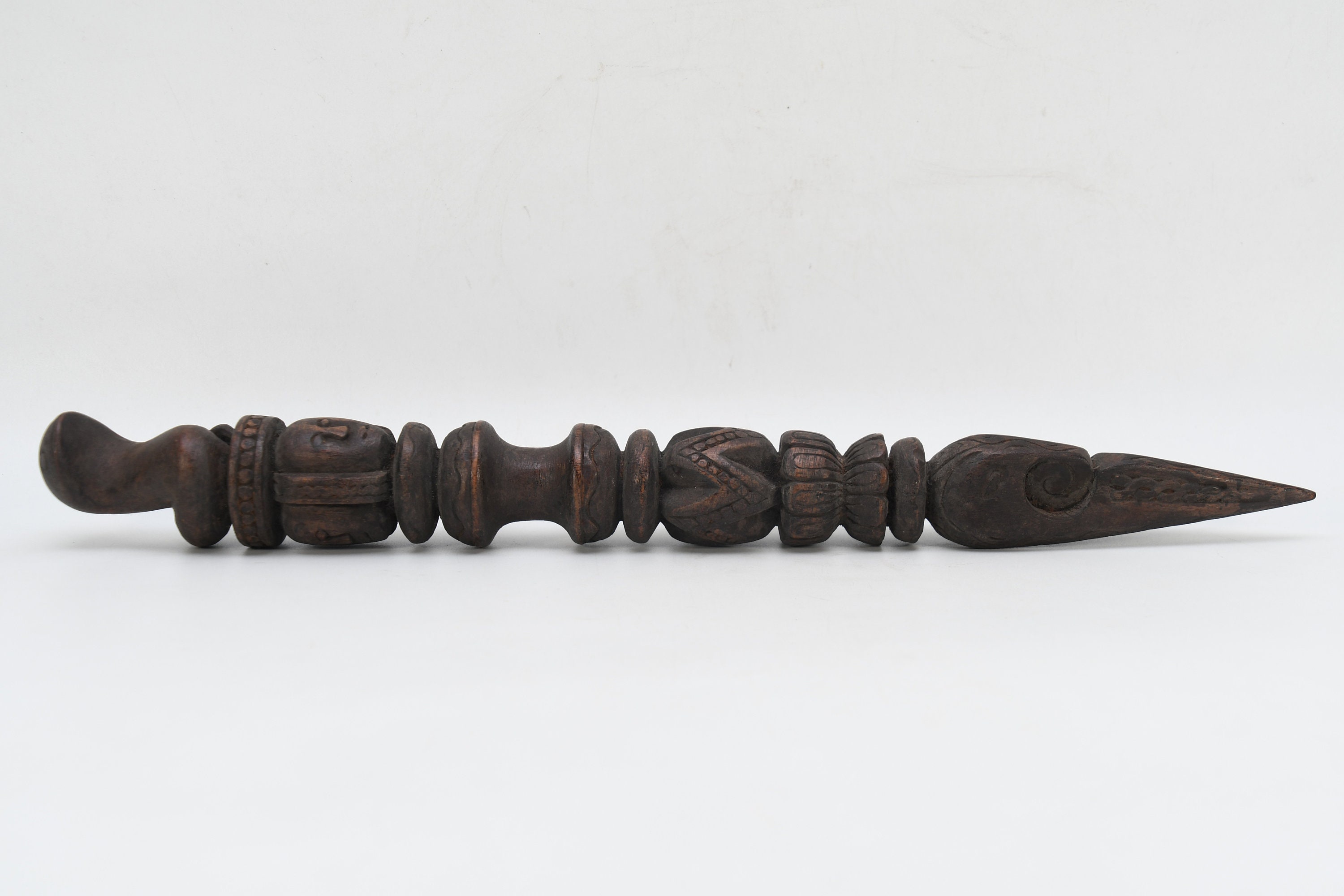 Tibetan Authentic Vintage Wooden Phurba Handmade Ritual Phurpa - Etsy