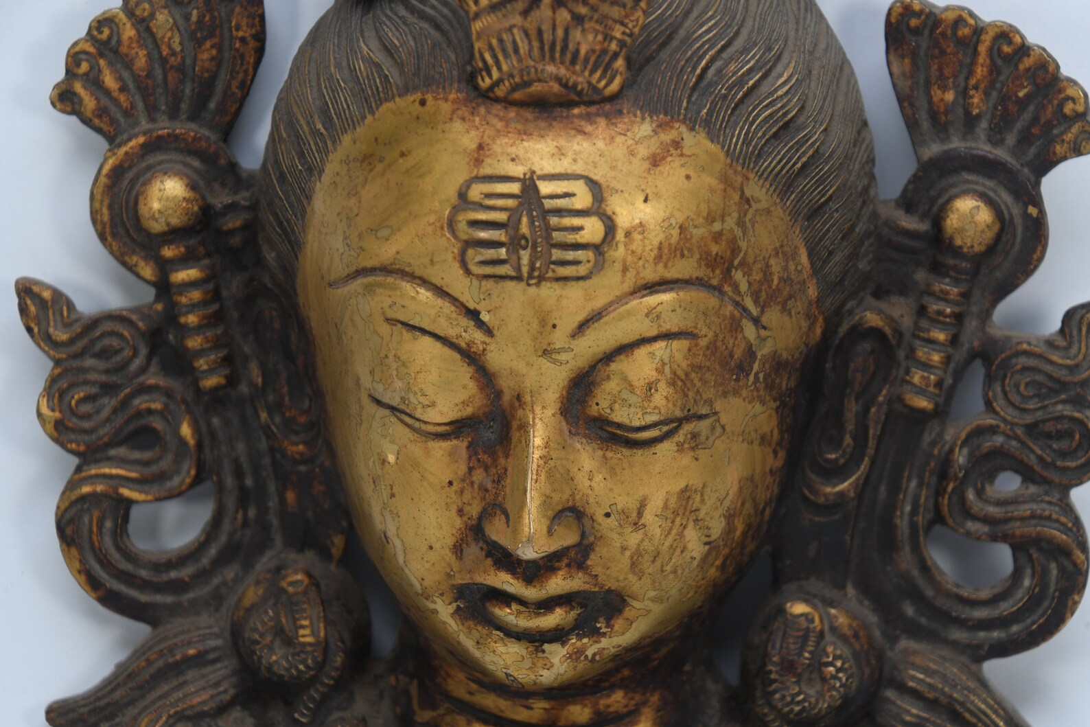 Shiva God Wall Hanging Mask Handmade Mahadev Idol Lord Shivaji - Etsy