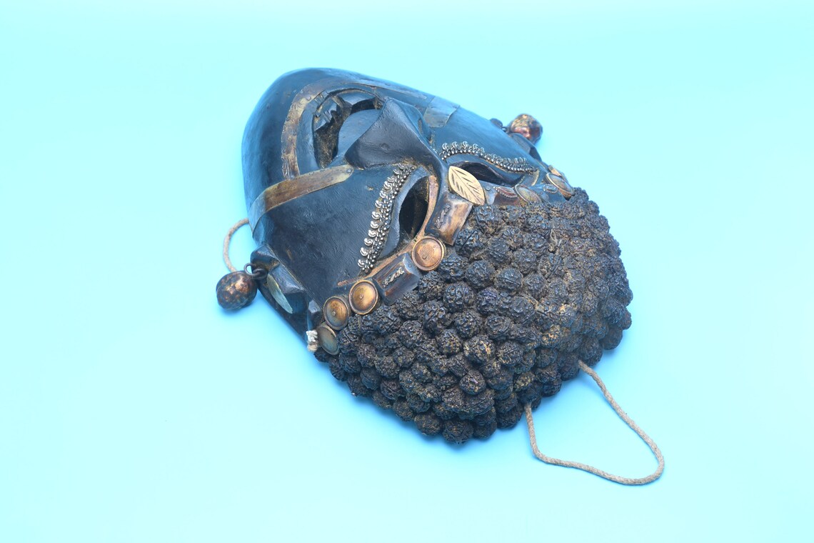 Rare Tribal Himalayan Antique Nepal Shaman Mask Cultural | Etsy