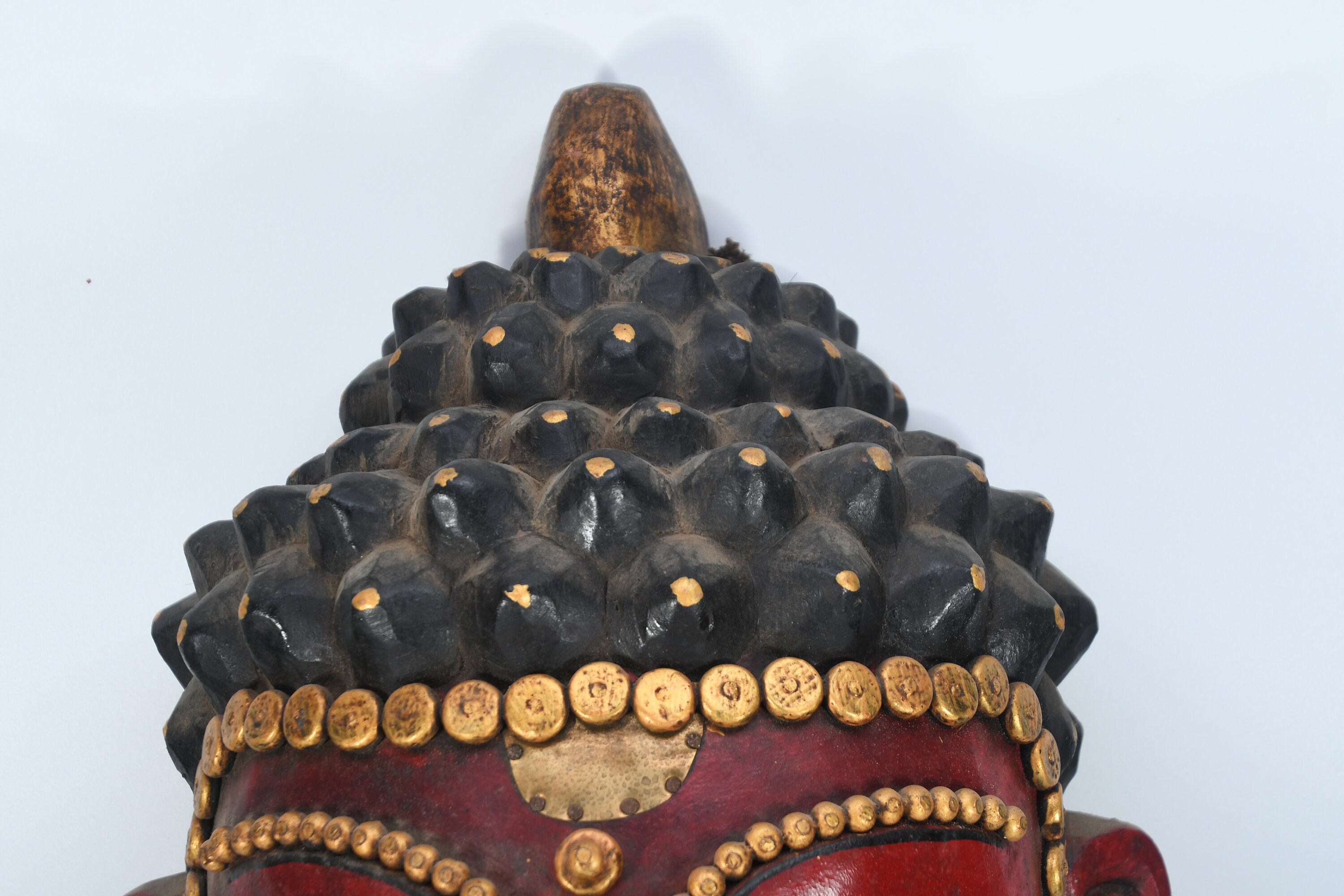 Wooden Buddha Mask Handcrafted Antique Red Buddha Face Carved - Etsy UK