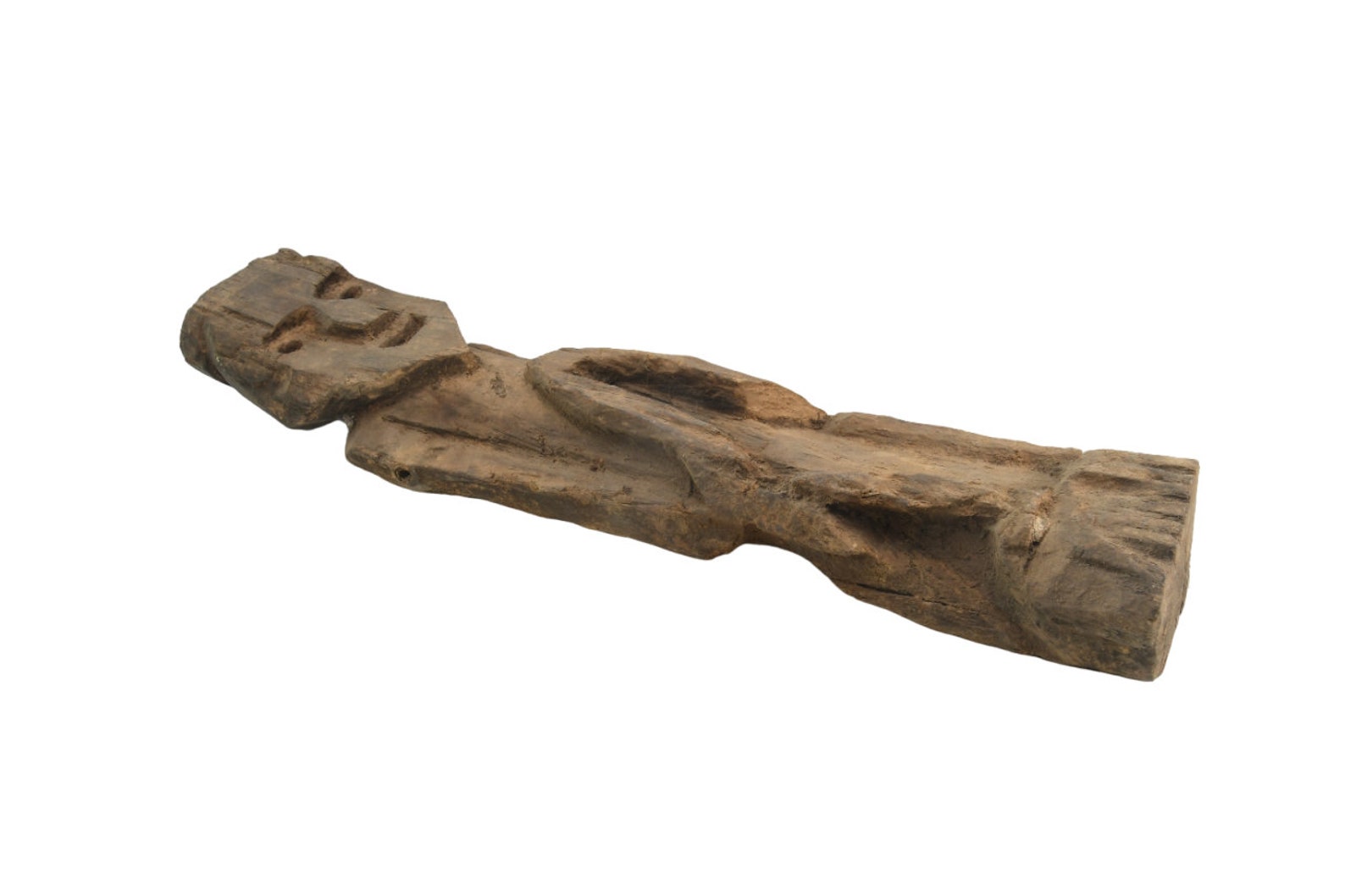 Tibetan Antique Handmade Putali Sculture Traditional Vintage Wooden ...