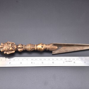 Tantric Tibetan Buddhism Phurba Antique Horse Head Phurpa Rare Phurwa ...