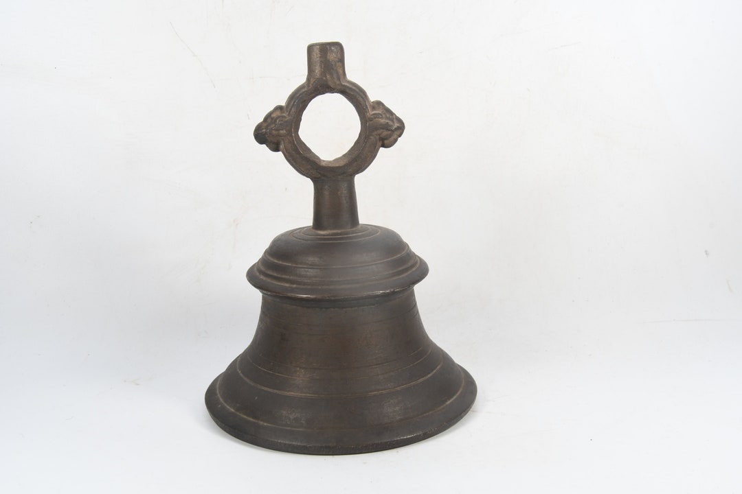 Handmade Brass Tibetan Prayer Bell, Engraved Healing Bell - Etsy