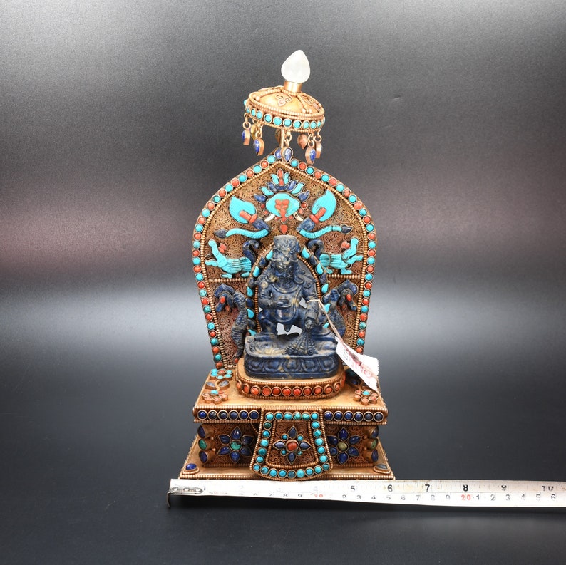 Dzambhala Buddha Statue Tibet Protector Kubera Kubera | Etsy