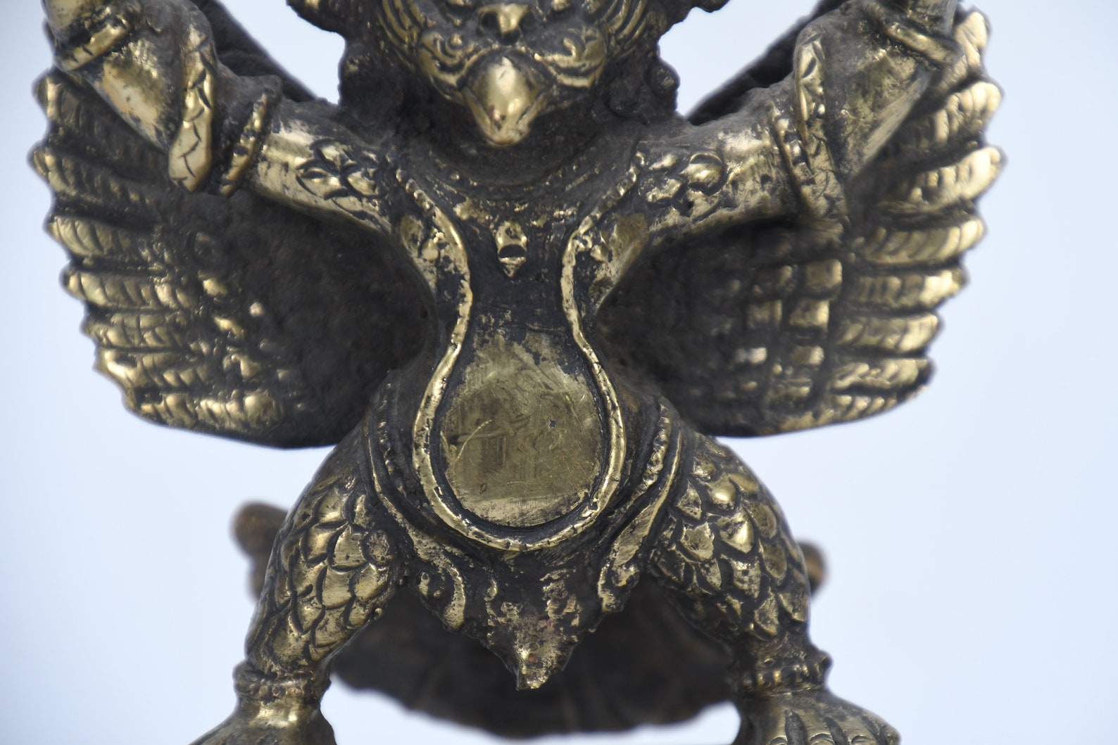 Brass Garuda Statue: Handcrafted Hindu Mythical Bird Sculpture - Etsy
