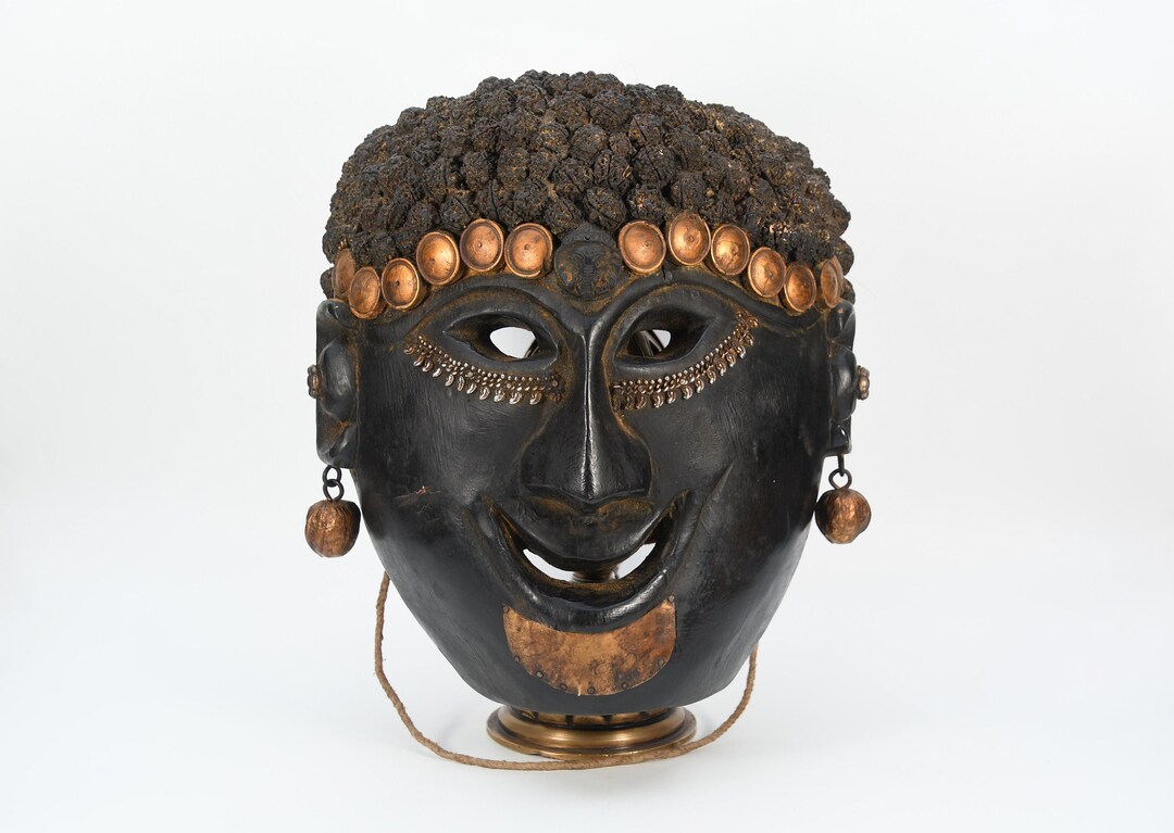 Ceremonial Mask Old Tribal Himalayan Antique Nepal Shaman Mask Cultural ...