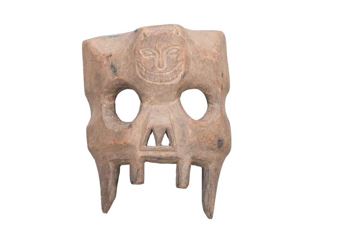 Divine Mystique Handcrafted Tibetan Shaman Mask Wall Hanging Unique ...