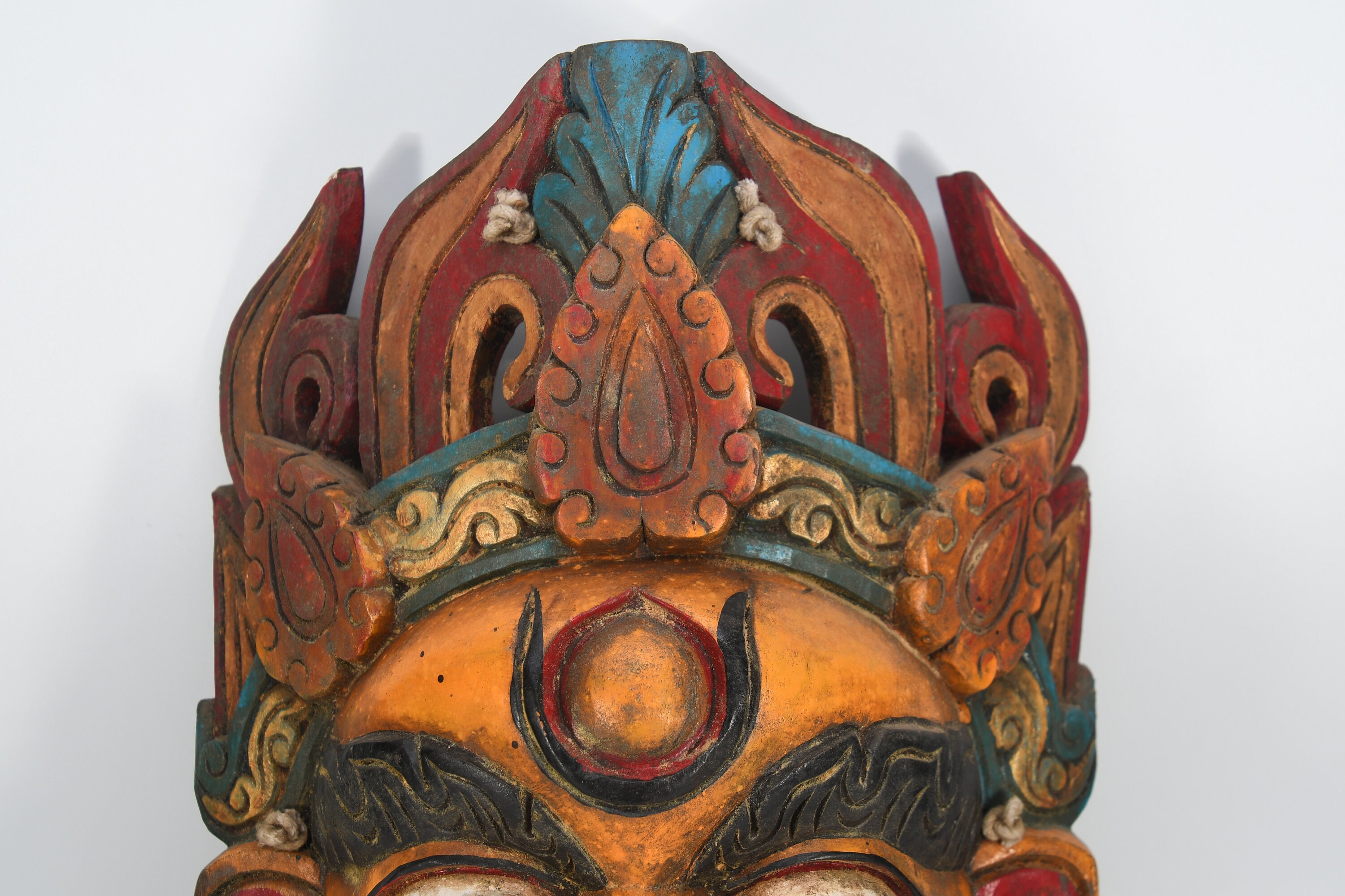 Mahakali Antique Wooden Mask Hand Carved Vintage Wood Mask | Etsy