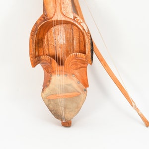 Nepalese Folk Musical Instrument Sarangi Antique Lord Ganesh Carved ...