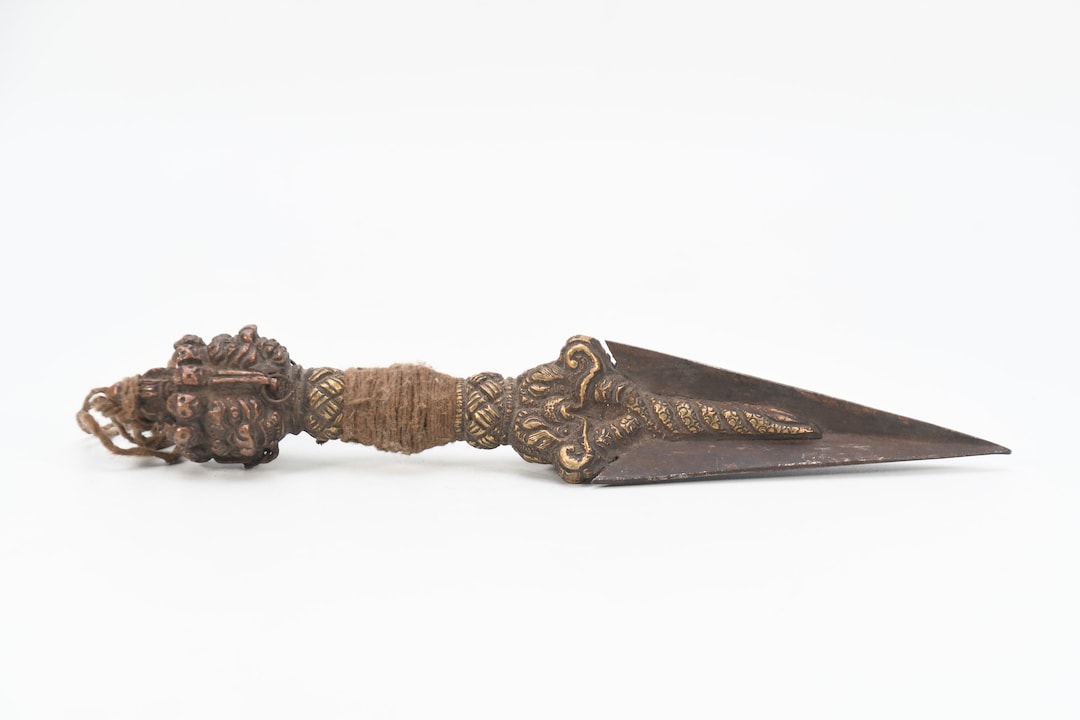 Tibetan Handmade Phurba Buddhism Phurba Antique Ritual Dagger Dorje ...