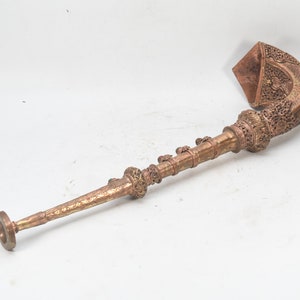 Ancient Copper Traditional Tibetan Crafted Lamas Trumpet From Nepal ...