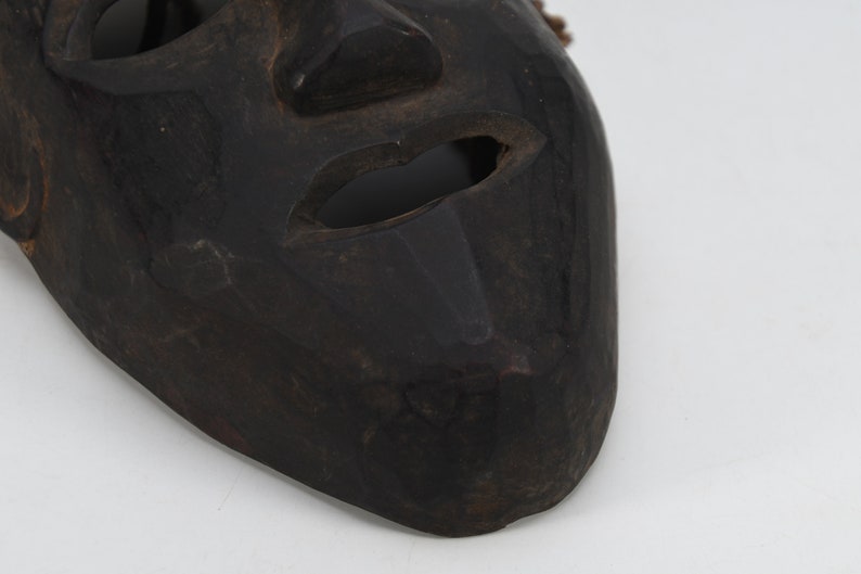 Antique Nepal Shaman Mask Cultural Jhakri Mask Wood Tantric Tharu ...