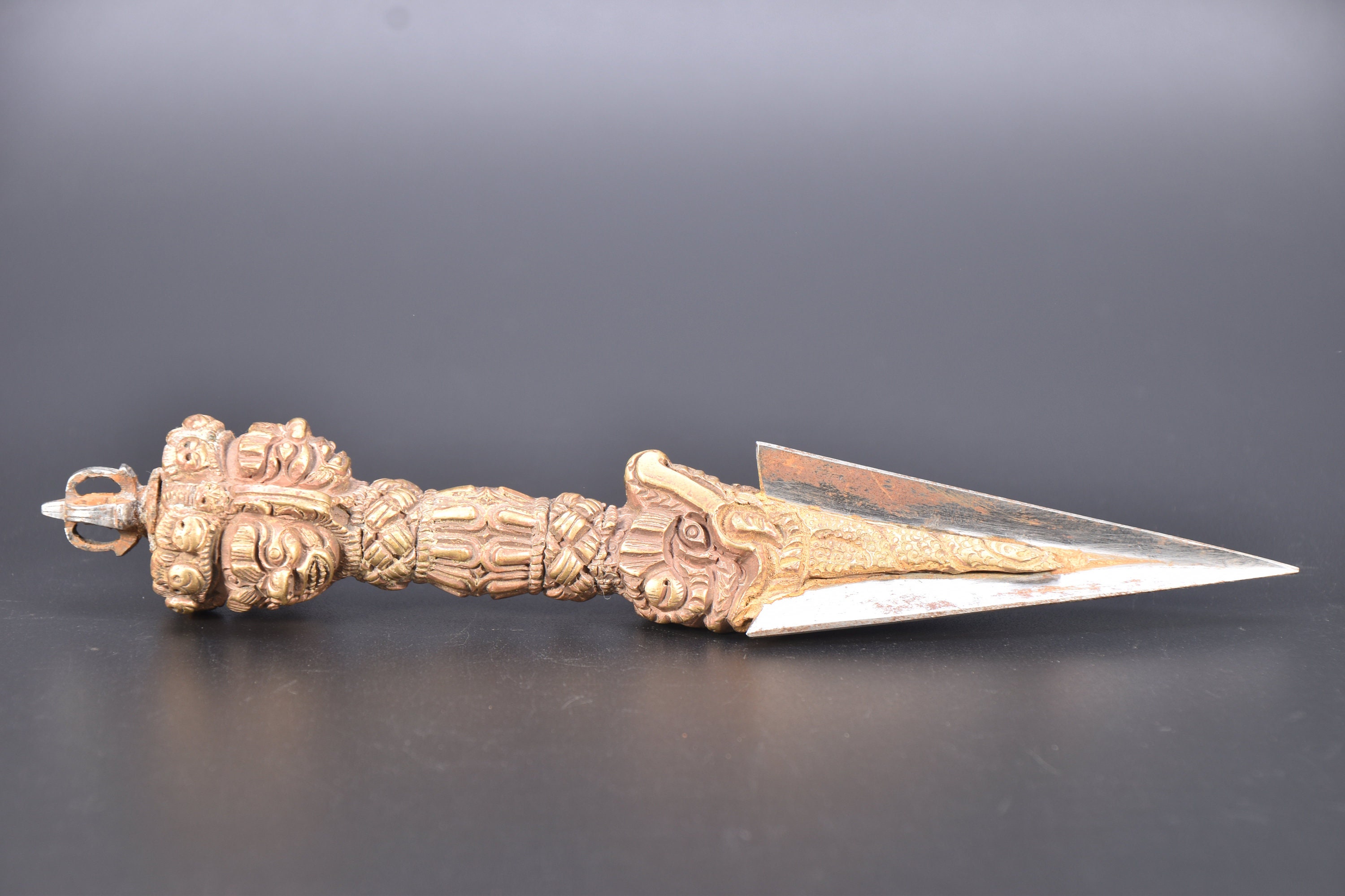 Magical Rare 3 Headed Mahakal Dorje Antique Phurba Dagger - Etsy UK