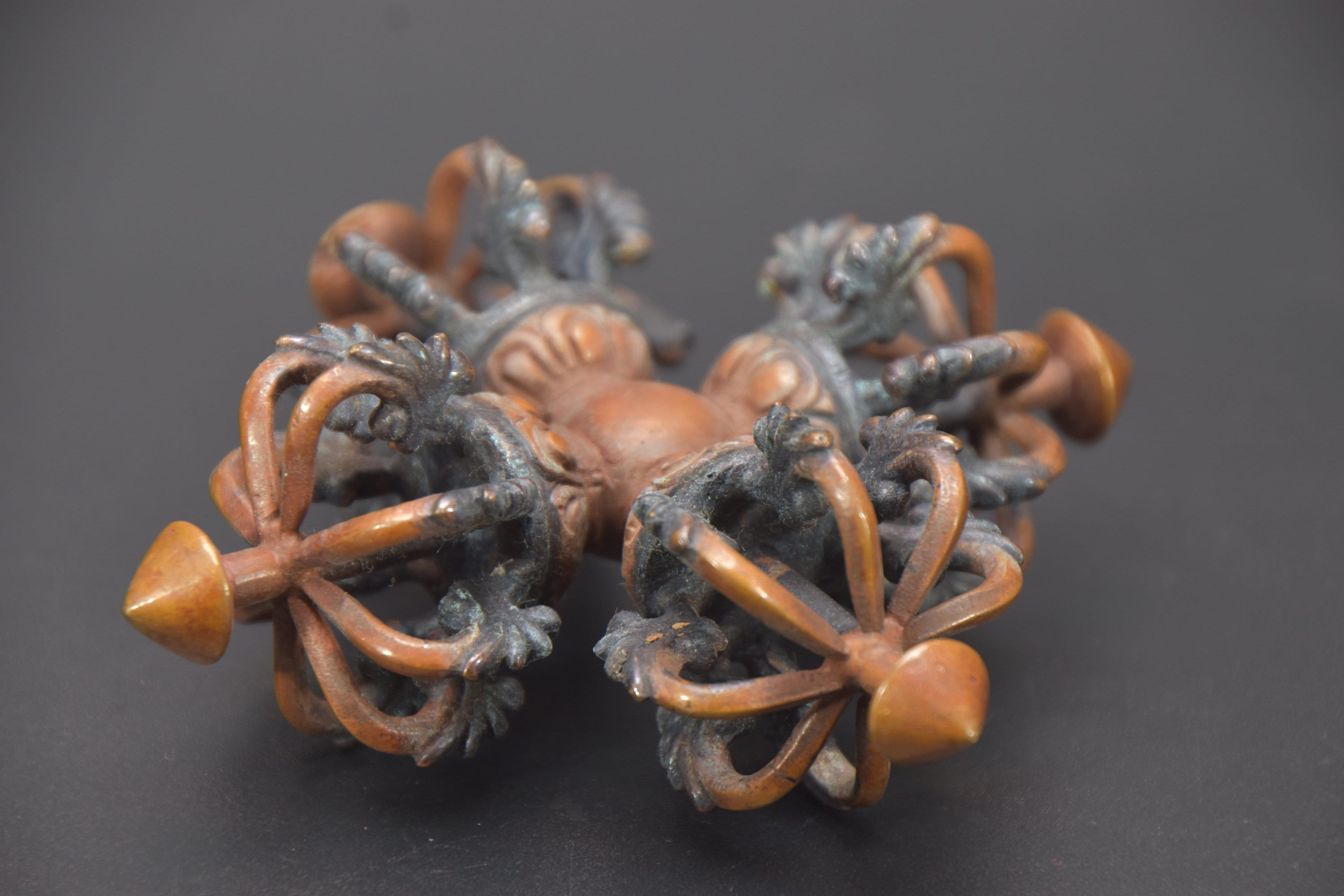 Buddhist Magical Double Dorje Antique Tibetan Pendant Dorji - Etsy