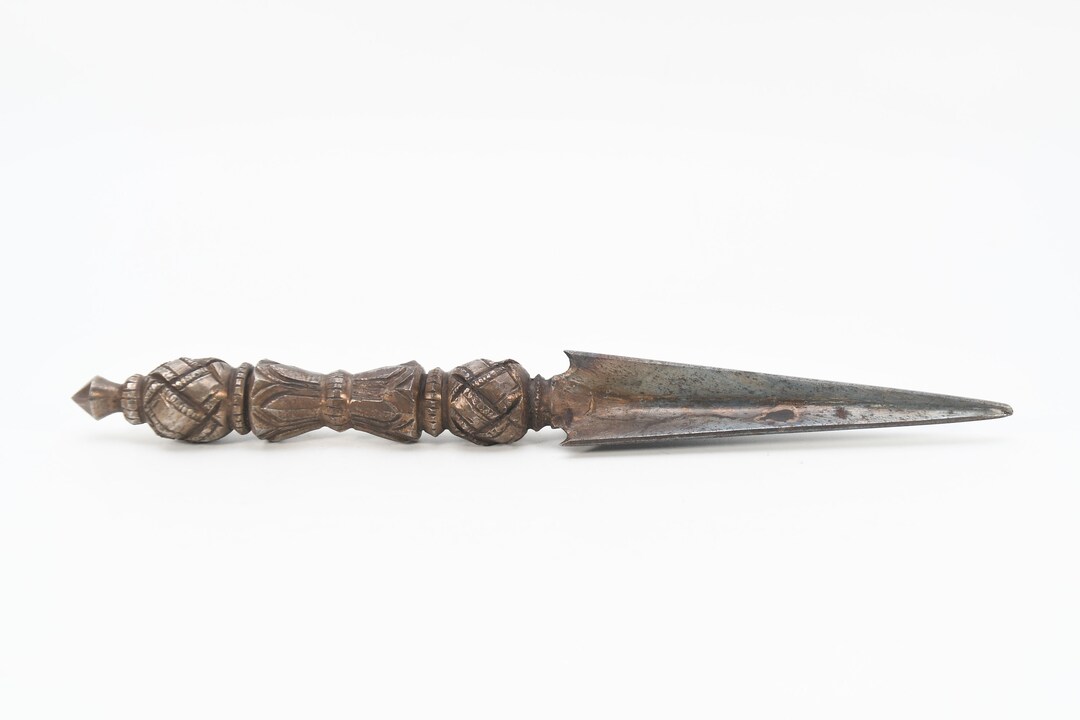 Antique Tibetan Phurba Dagger, Ancient Buddhist Ritual Tool - Etsy
