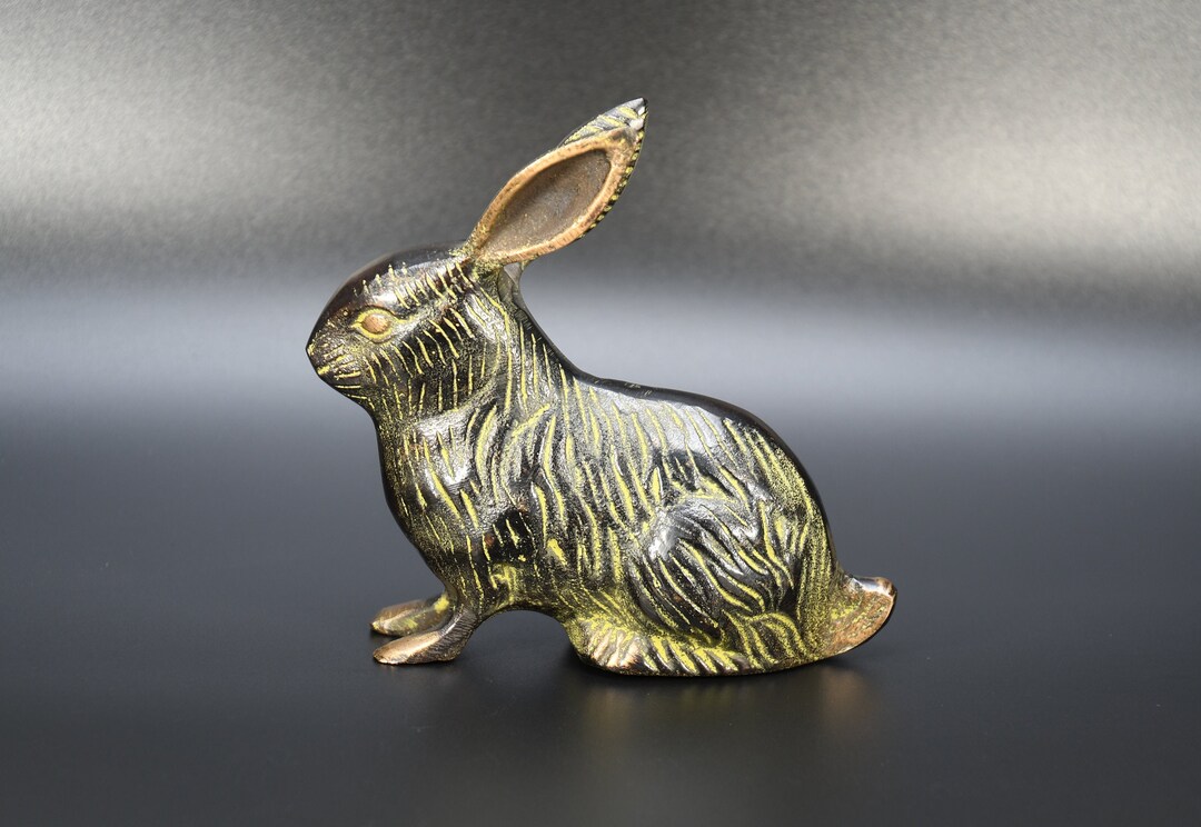 Old Collection Metal Decorative Decor Solid Vintage Handmade Rabbit ...