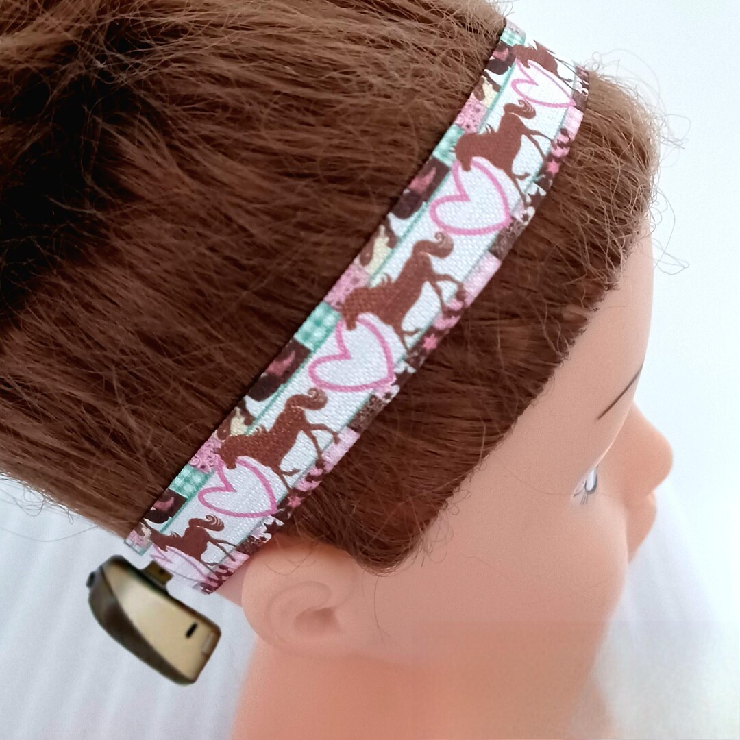 Baha Ponto Adhear Cochlear Oticon Med-el Softband Headband DIY 15mm ...