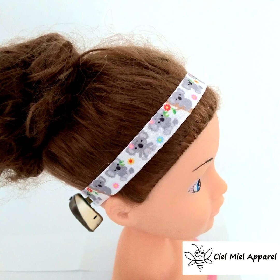 Baha Ponto Adhear Cochlear Oticon Med-el Softband Headband - Etsy