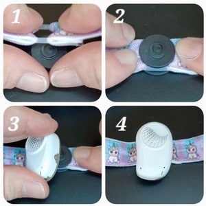 Baha Ponto Adhear Cochlear Oticon Med-el Softband Headband Hearing Gold ...