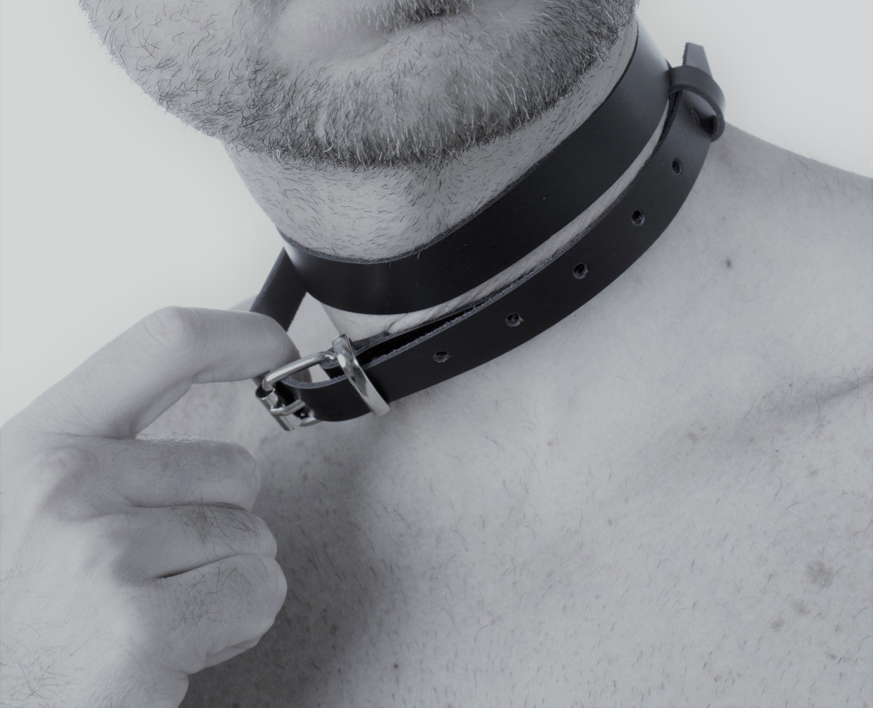 Men's Sexy Collars Personalized Leather Collar - Etsy