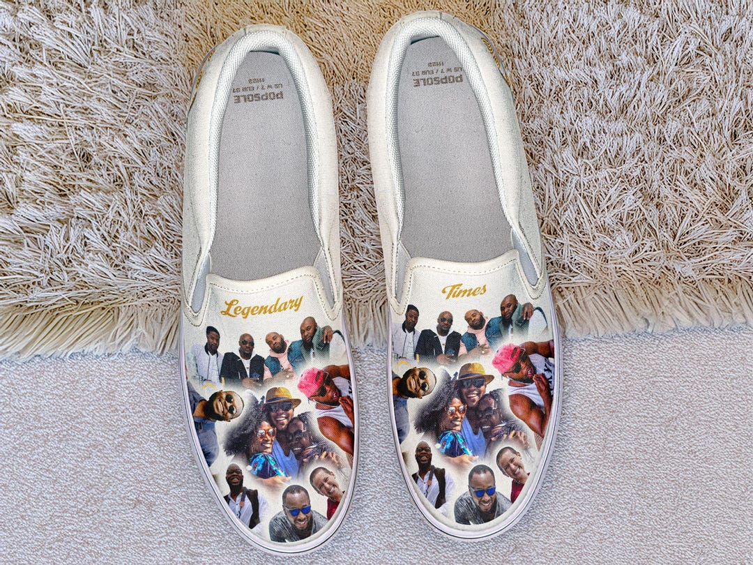 Personalized Memory Photo Shoes, Custom Picture Sneakers, in Loving ...