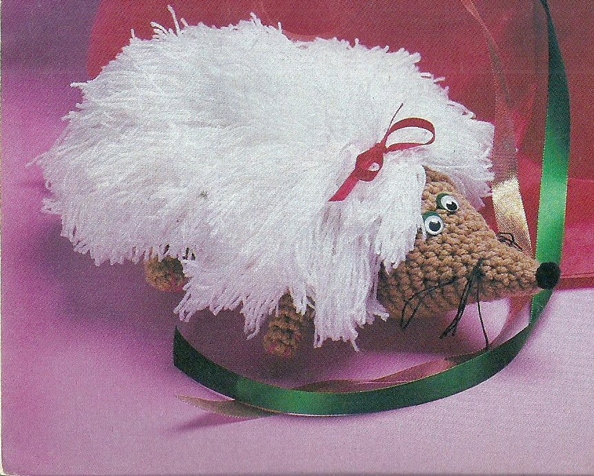 Vintage Crochet Porcupine Doll Pattern - Etsy