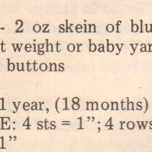 Vintage Crochet Bumpy Baby Sweater Pattern - Etsy