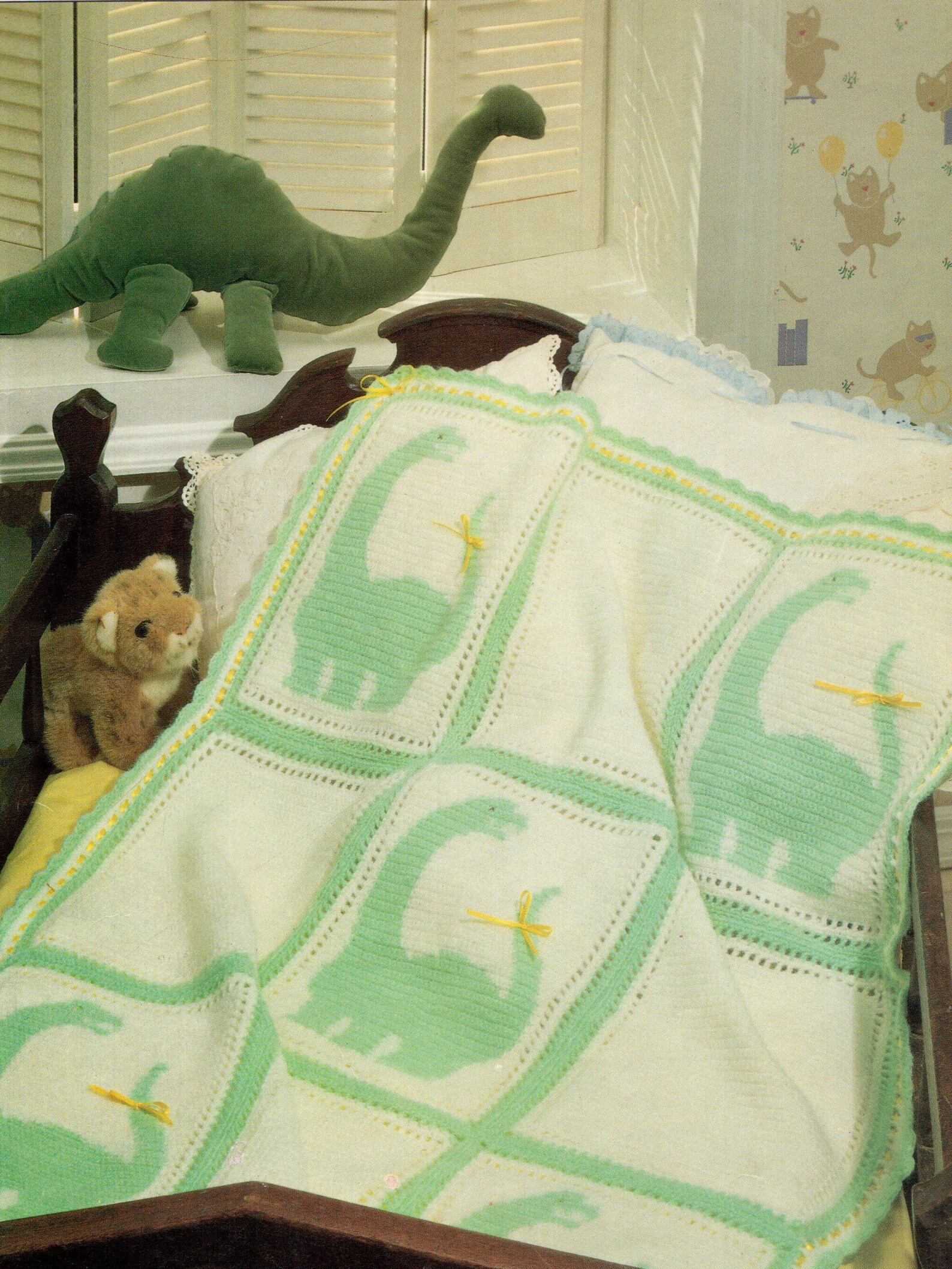 Vintage Crochet Pattern Baby Bronto Afghan Pattern (PDF Download) - Etsy