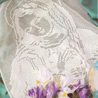 Virgin Mary Crochet Tapestry - Etsy