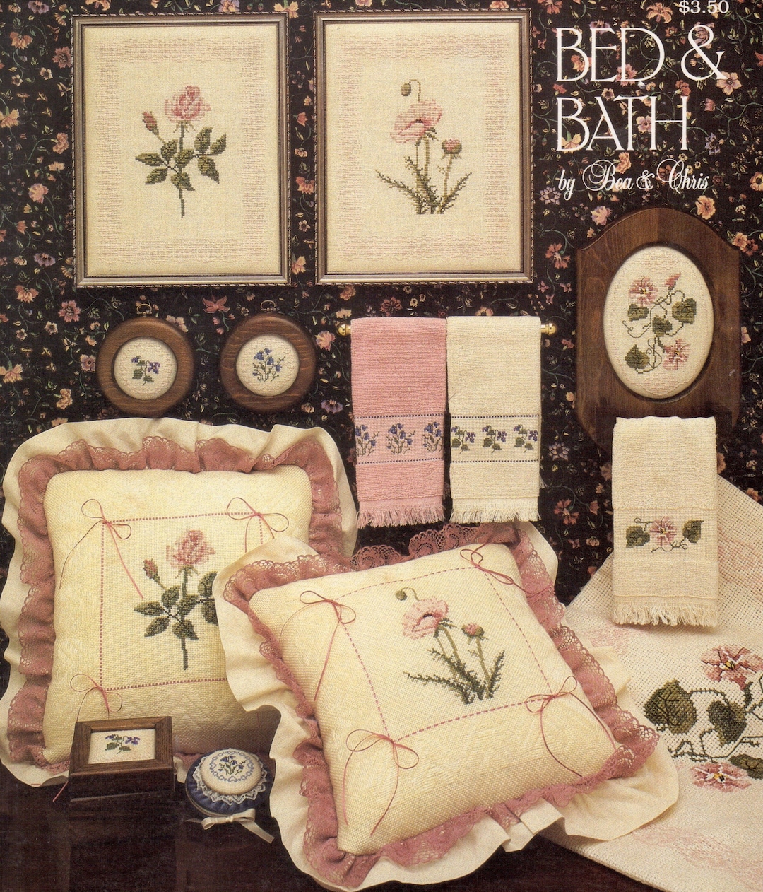Vintage Cross Stitch Bed and Bath Pattern - Etsy