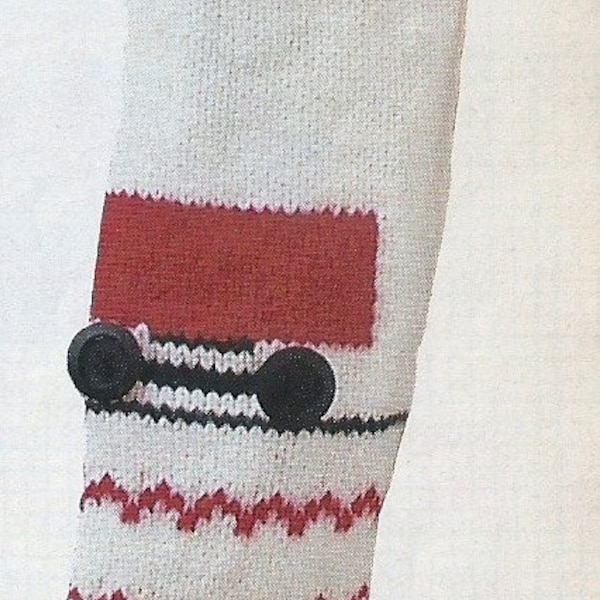 Gnome Knitted Stocking Pattern - Etsy
