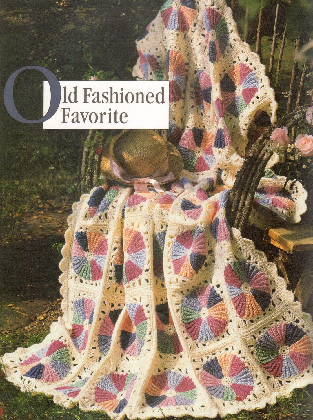 Vintage Crochet Old Fashioned Throw Pattern - Etsy