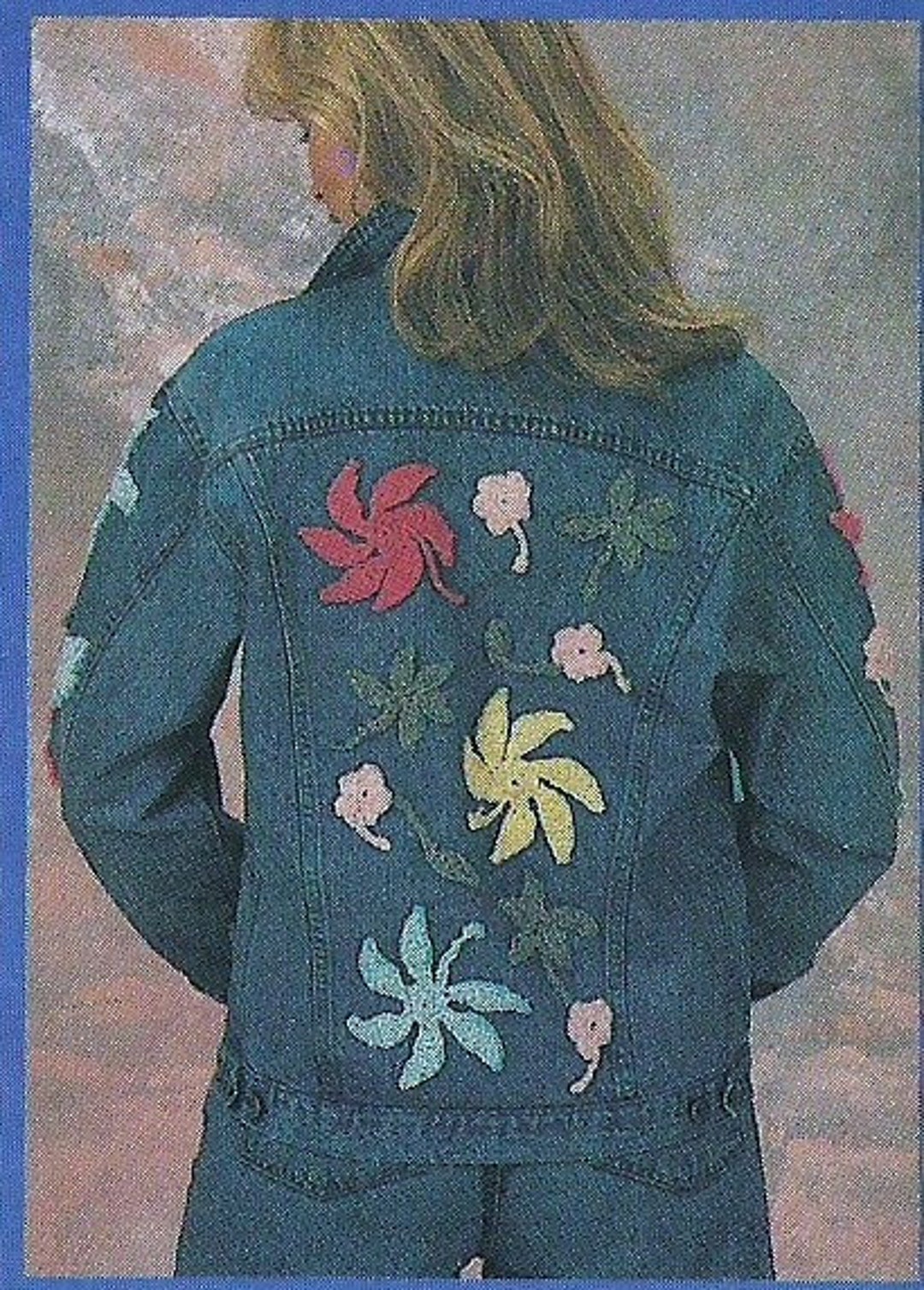 Vintage Crochet Wildflower Applique Pattern - Etsy