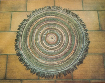 Rag Rug Crochet Pattern Easy to Crochet Rag Area Rug Crochet Pattern ...