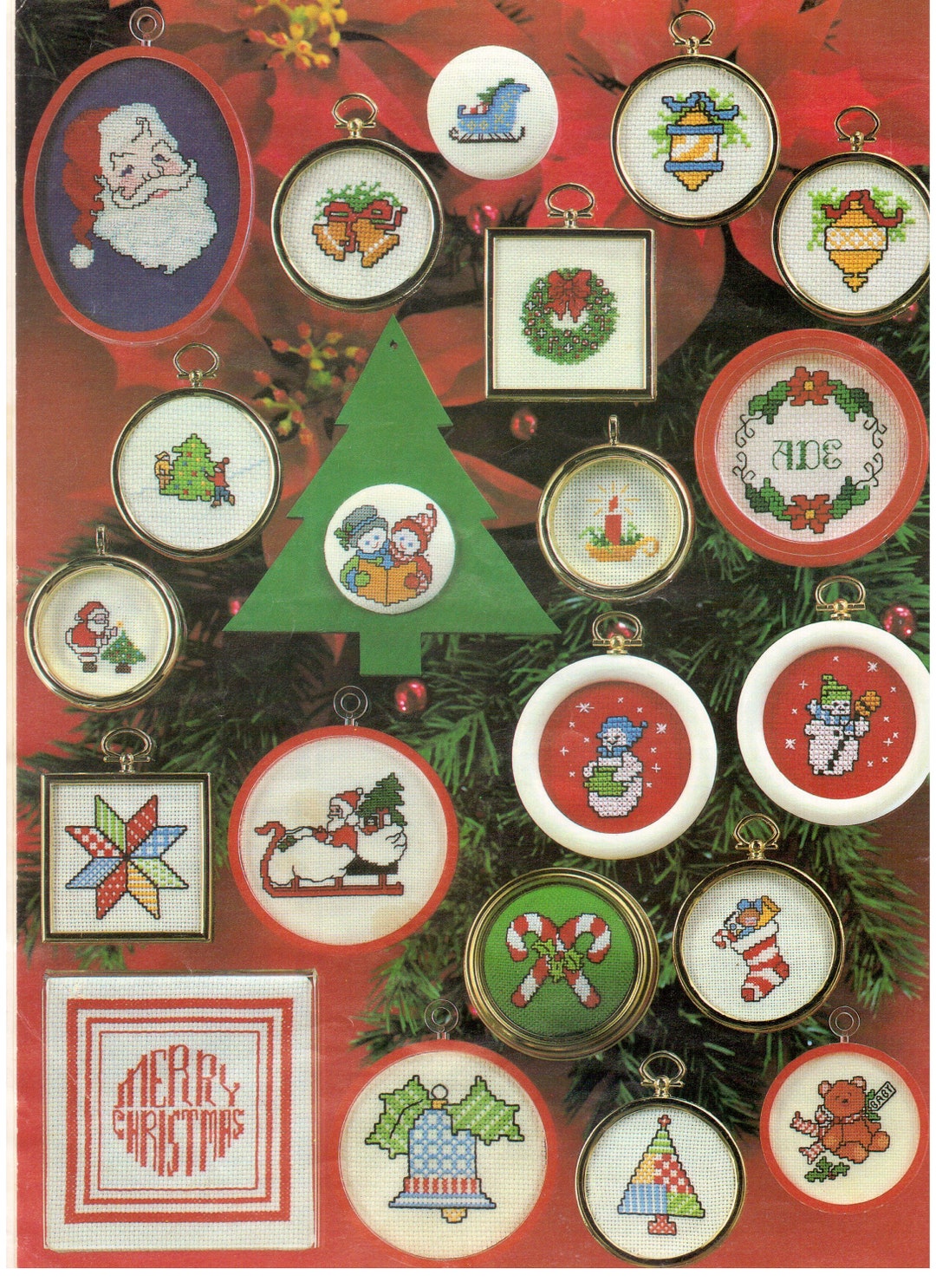 Vintage Cross Stitch Christmas Patterns - Etsy