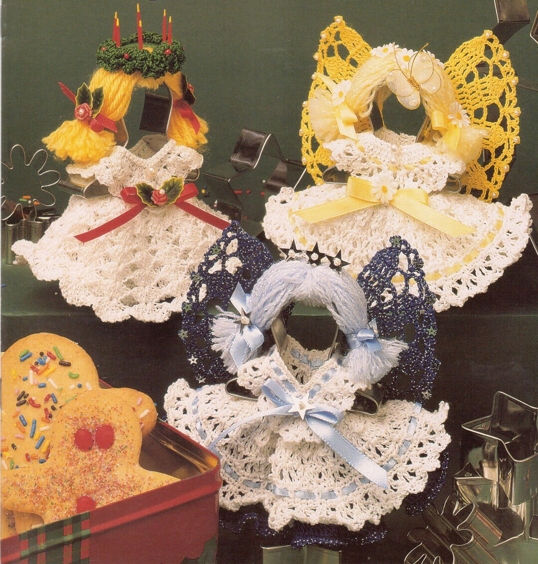 Vintage Crochet Cookie Cutter Doll Patterns (PDF Download) - Etsy