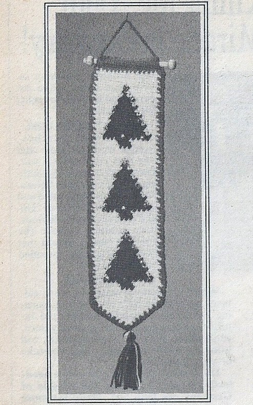 Vintage Crochet Christmas Bell Pull Pattern - Etsy