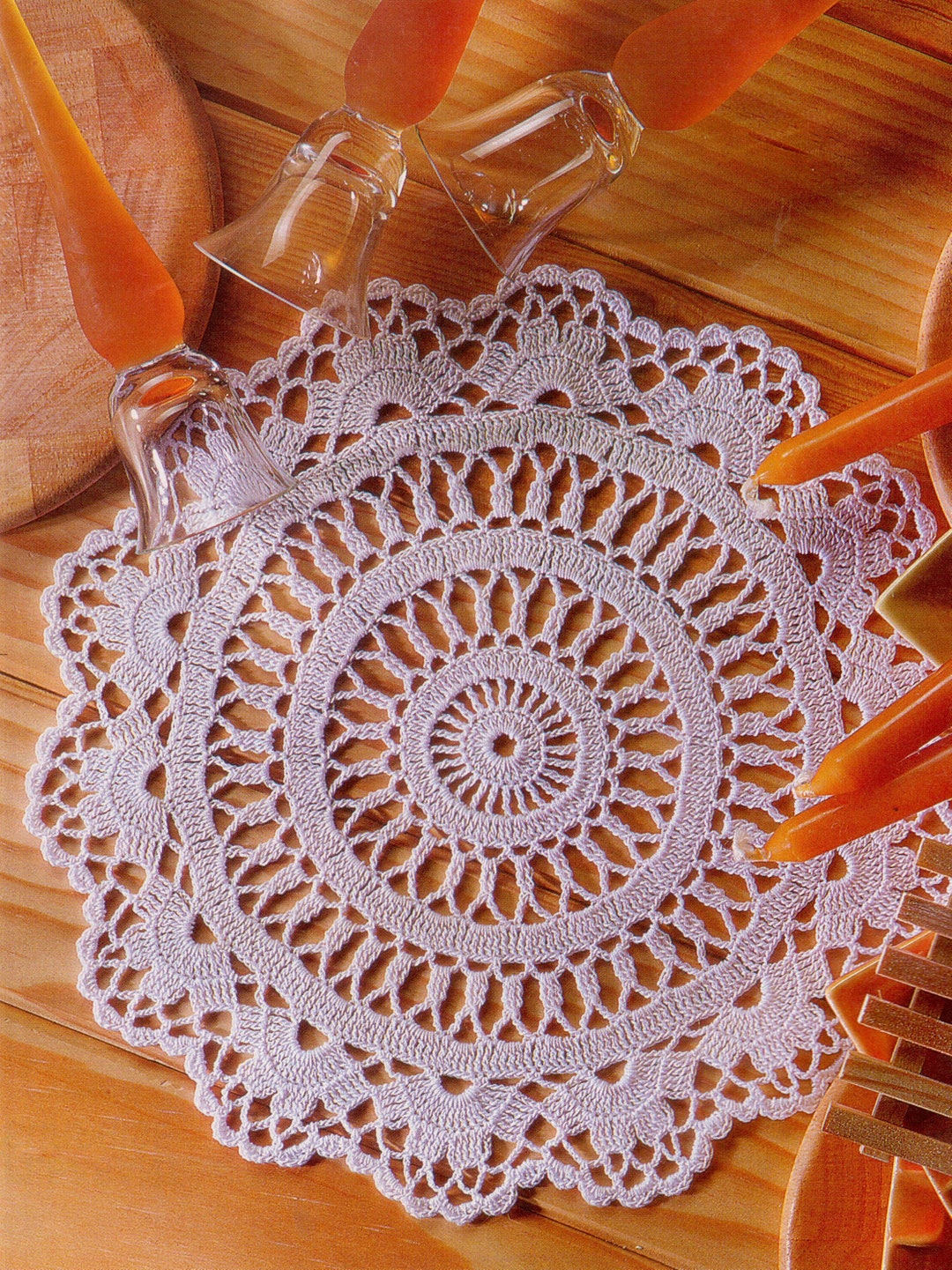 Vintage Crochet Close Circle Doily Pattern - Etsy