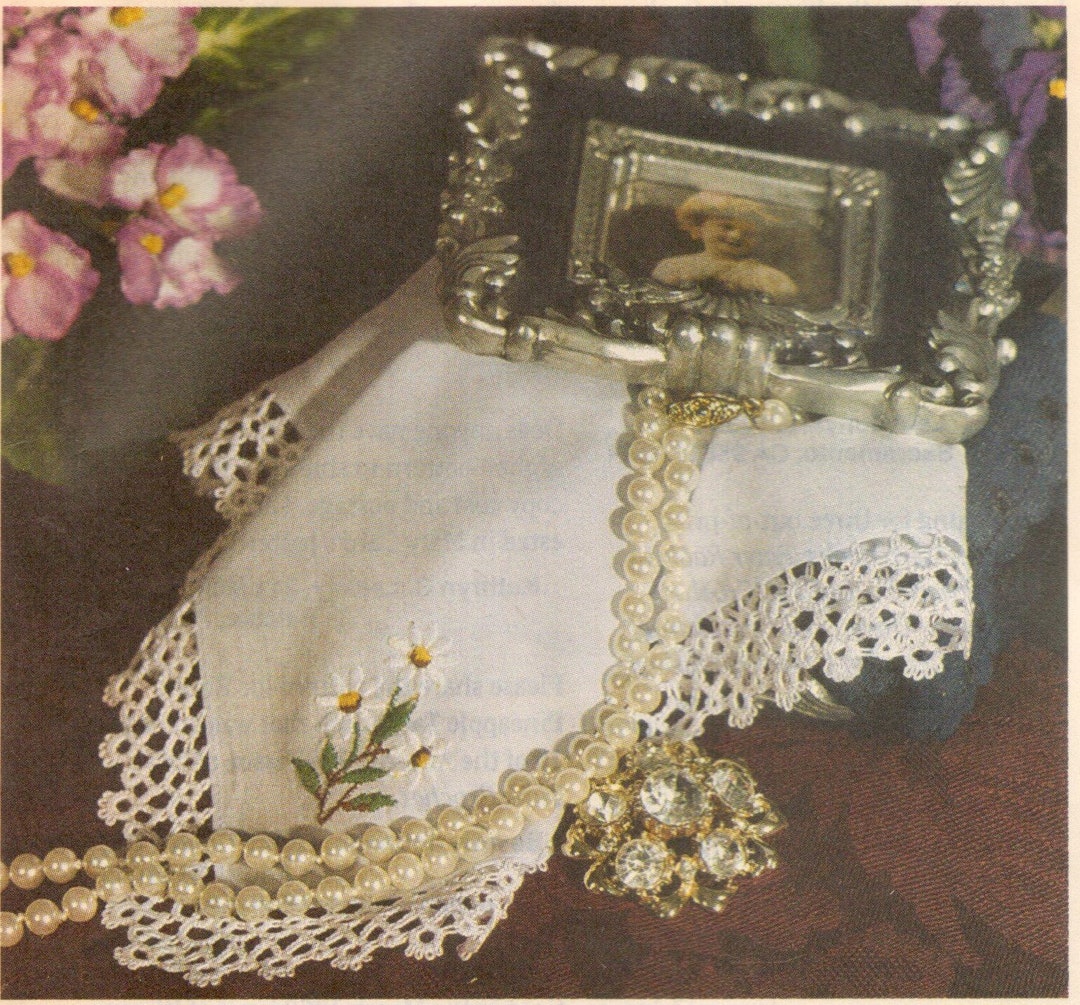 Vintage Tatted Handkerchief Pattern - Etsy