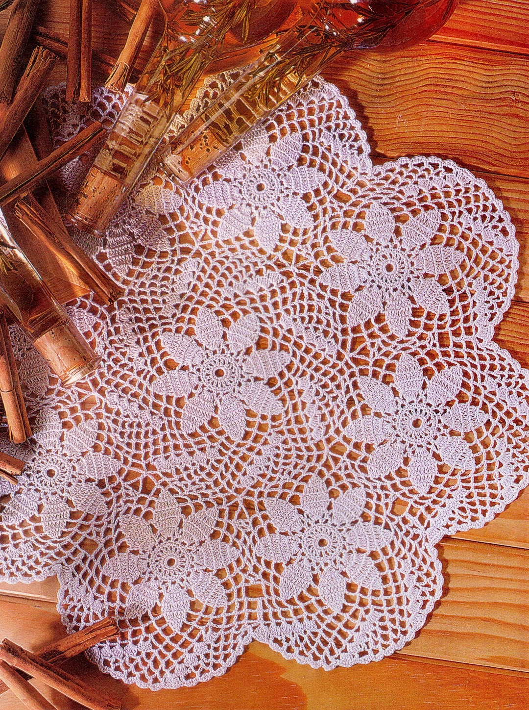 Vintage Crochet Charade Doily Pattern - Etsy