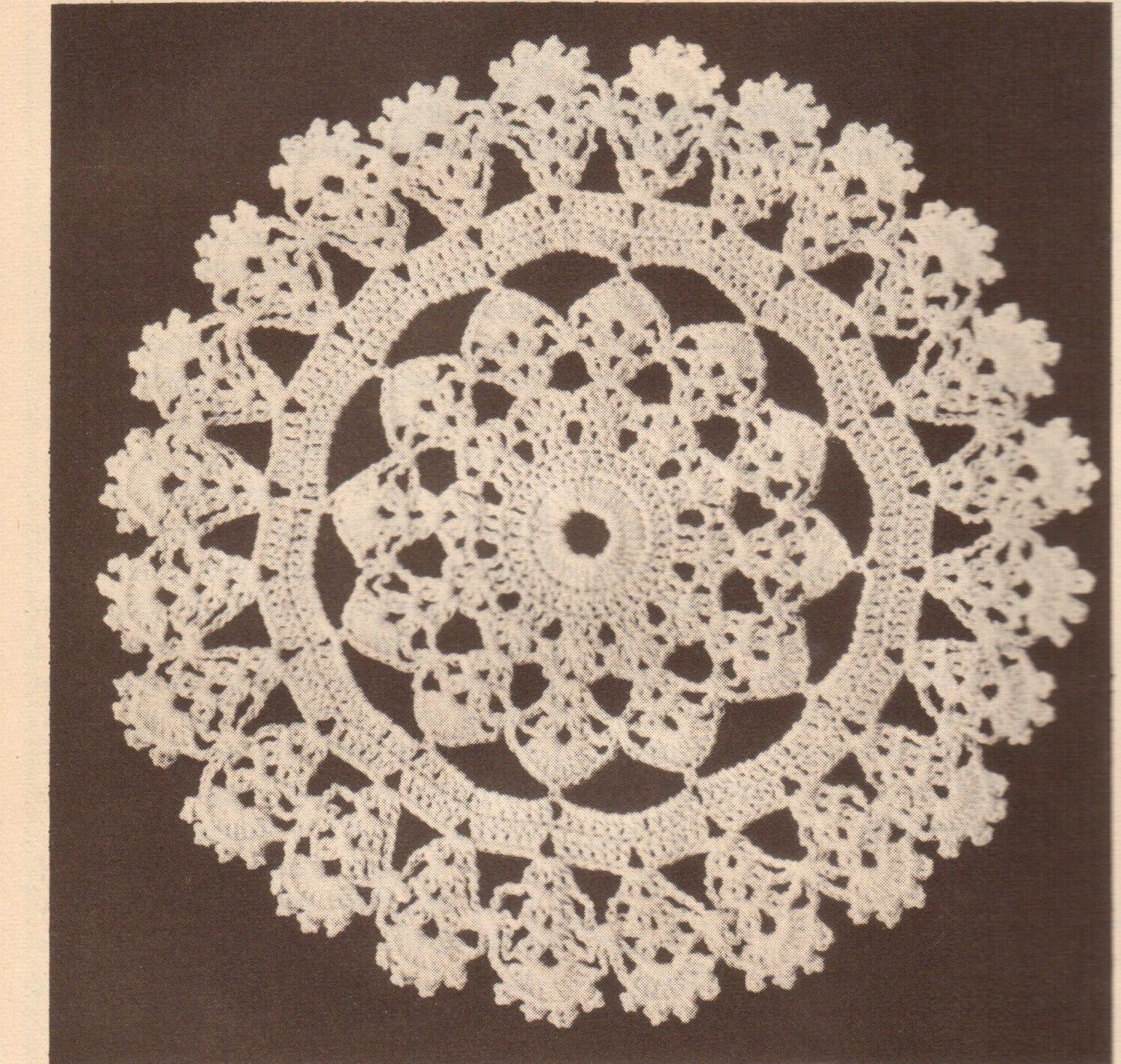 Vintage Crochet Small Doily Pattern - Etsy