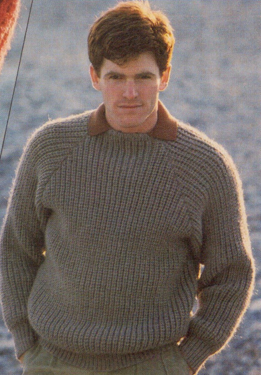 Vintage Knit Raglan Men's Pullover Pattern - Etsy