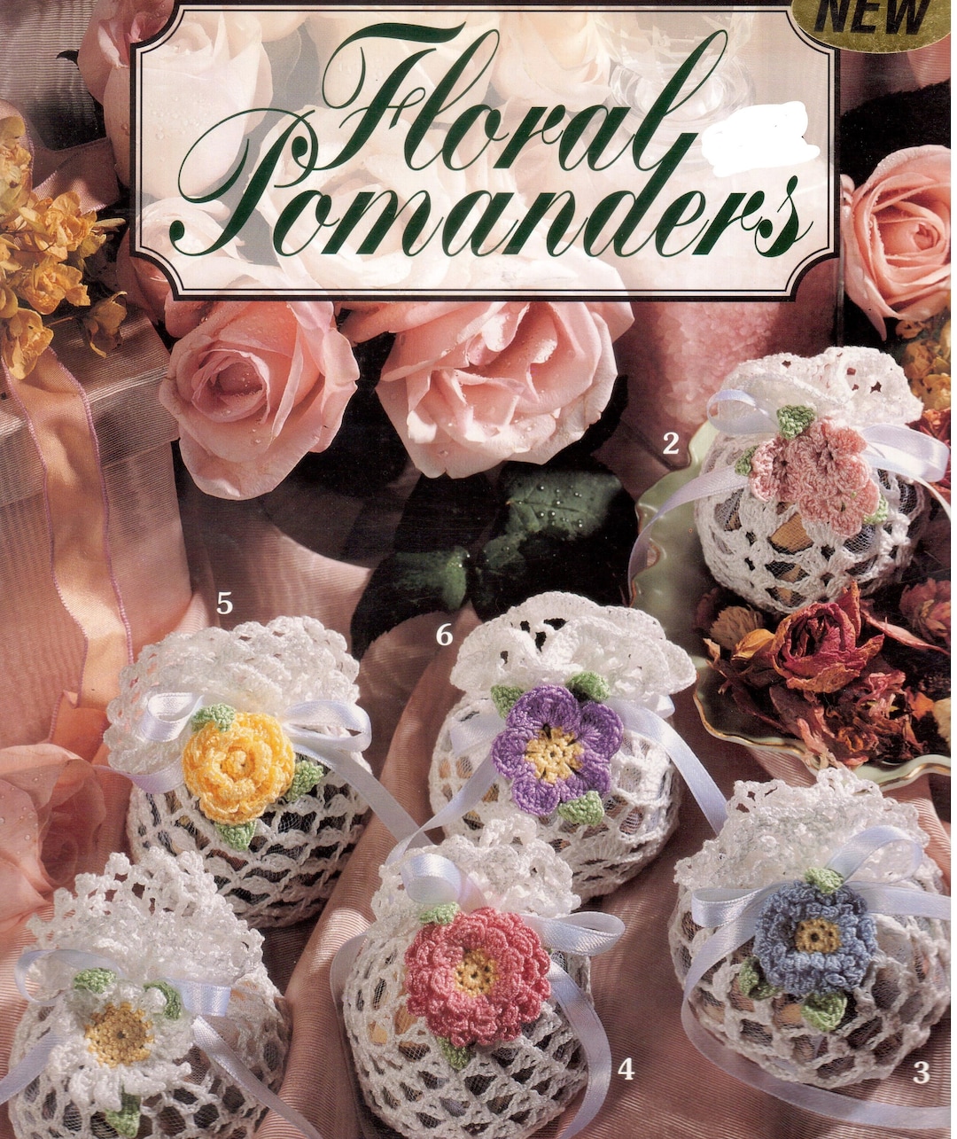Vintage Crochet Floral Pomanders Pattern - Etsy